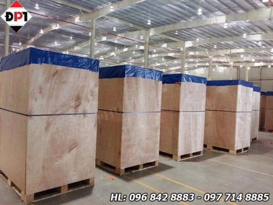 Dịch vụ đóng thùng gỗ cho hàng hóa máy móc XUẤT KHẨU AN TOÀN